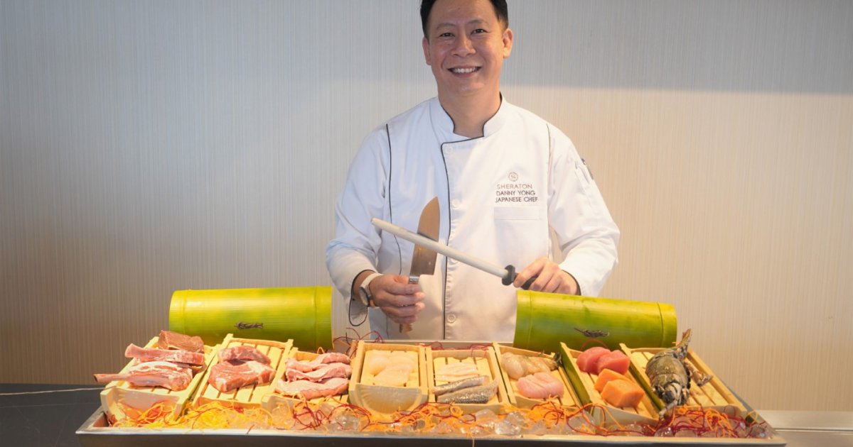 Chef Yong Kah Heng offers his signature dishes at Yumi, Sheraton Dhaka