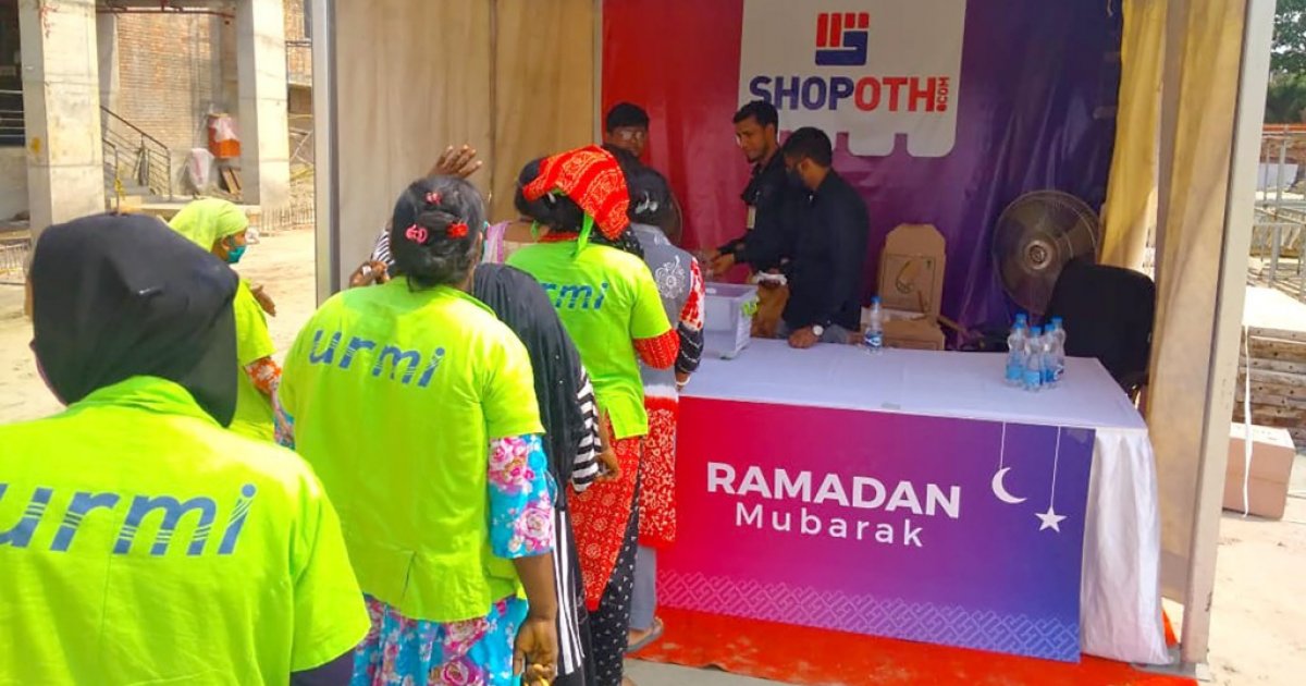 Urmi Group sets up fair-price shop at factory for its workers