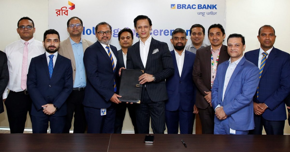 Brac Bank, Robi team up to work for SMEs