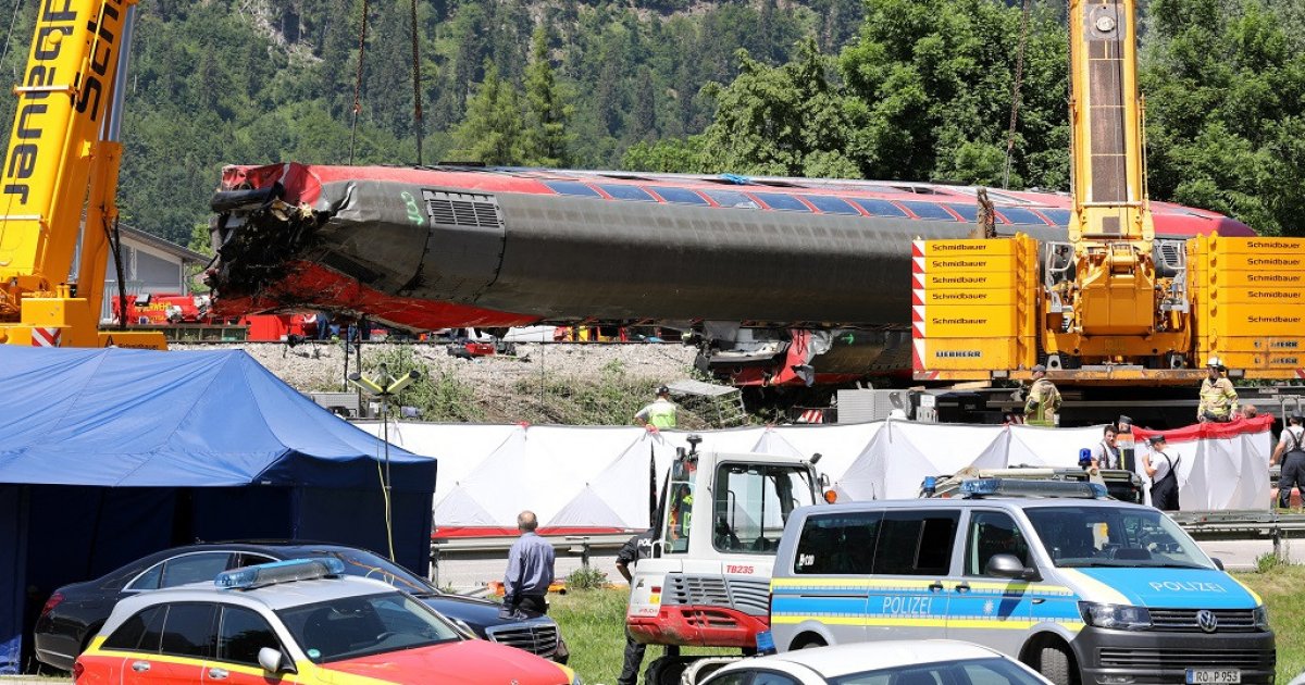 German train crash toll rises to five