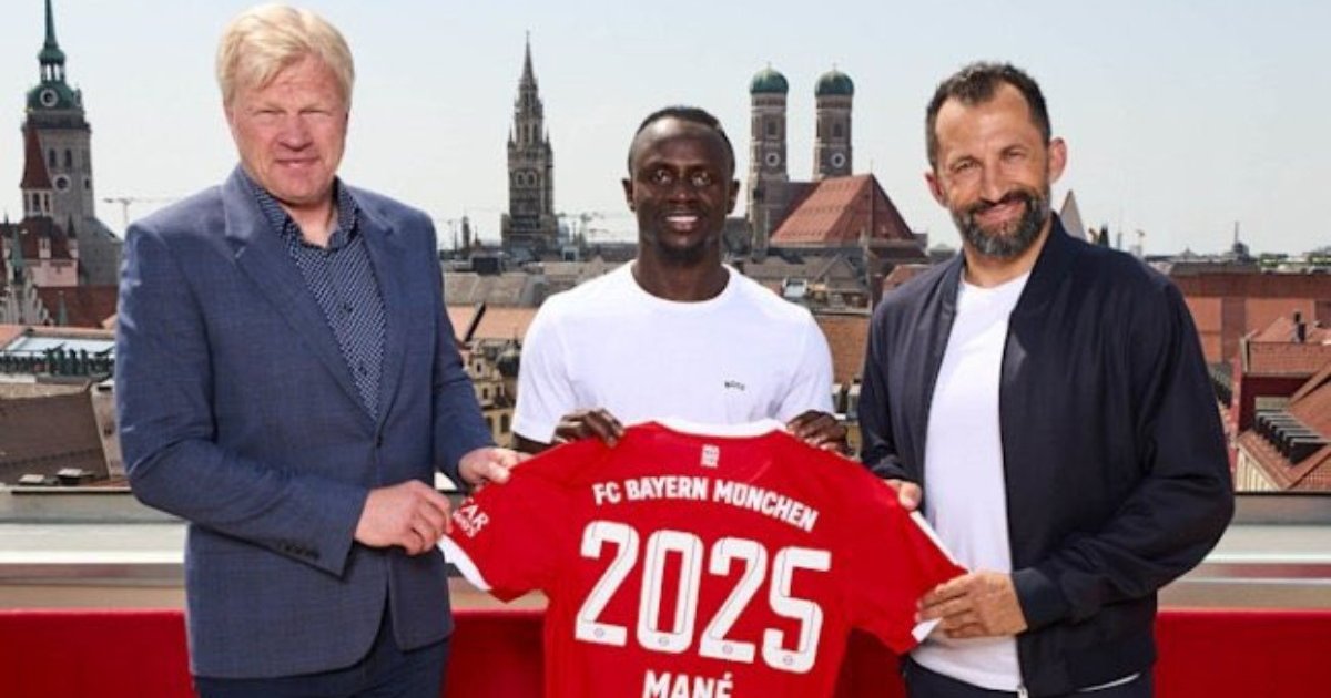 Bayern sign Mane from Liverpool until 2025