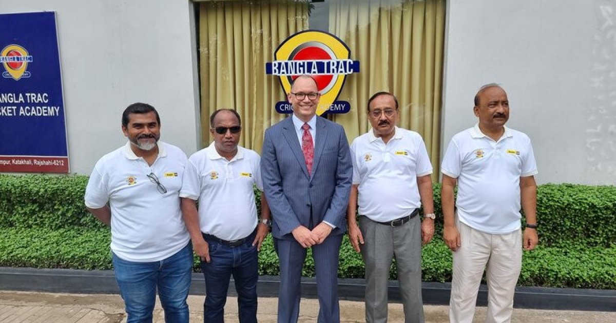 US ambassador visits Bangla Trac cricket academy