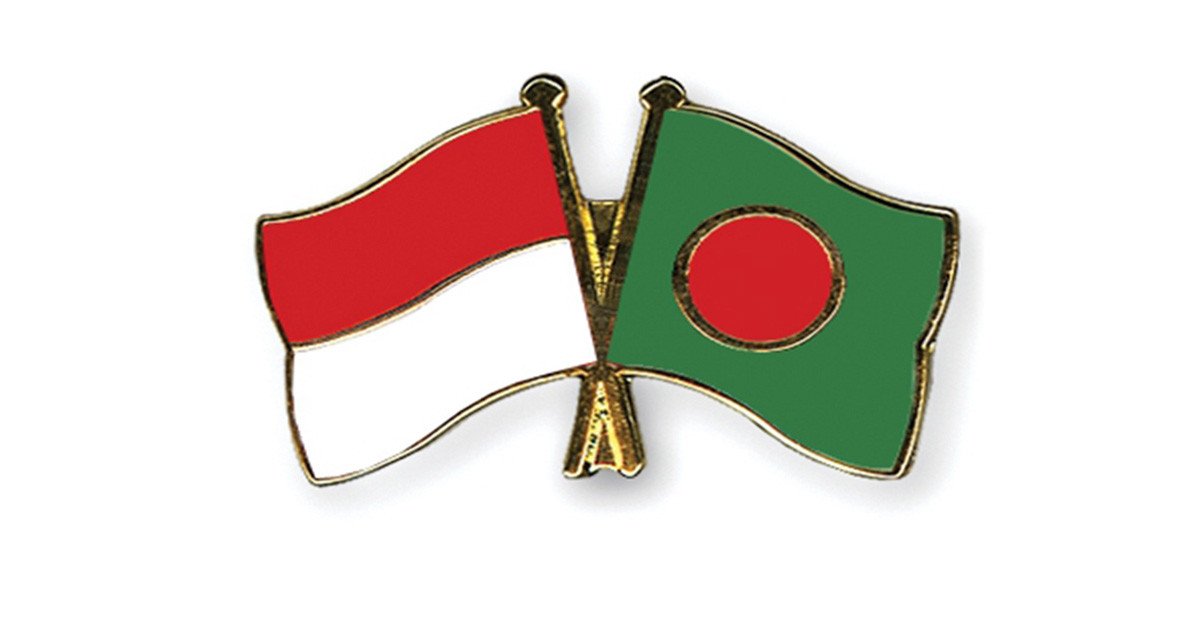 Shaking hands with Indonesia