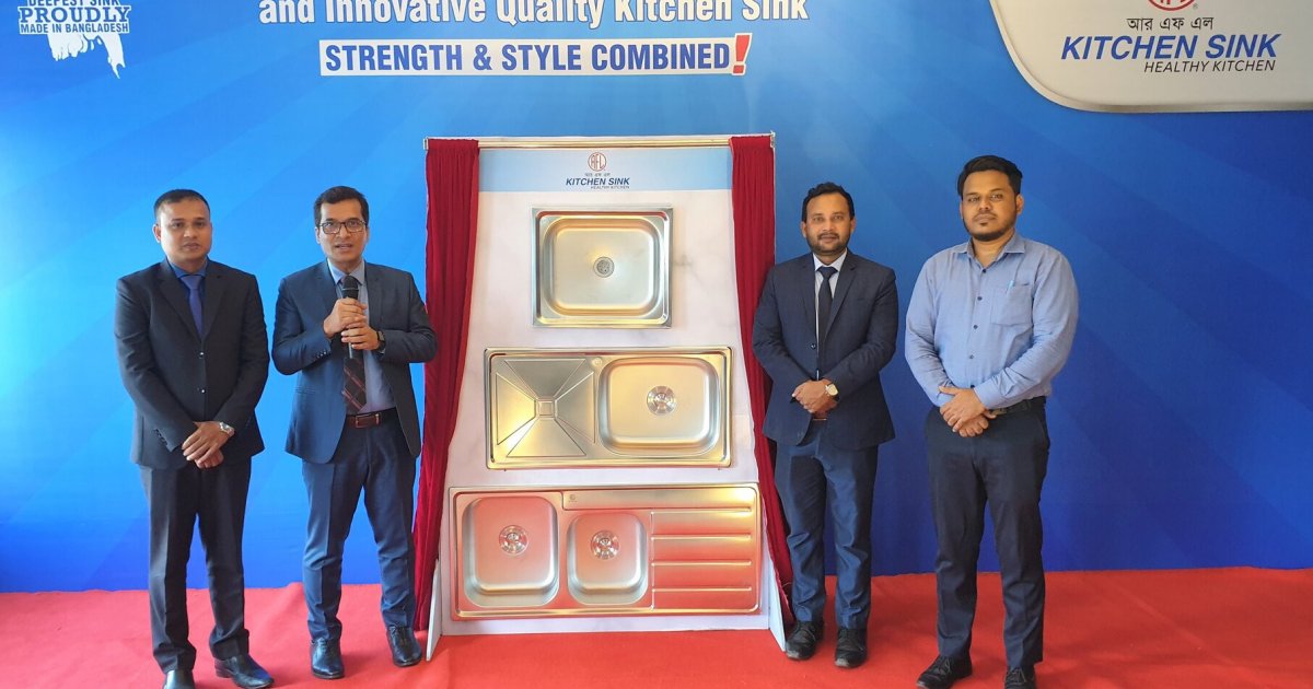 RFL launches three kitchen sinks