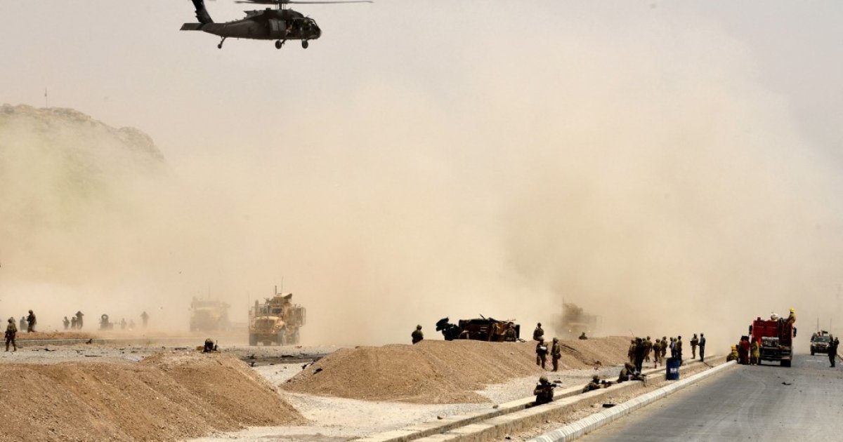 Taliban Black Hawk down in Kabul