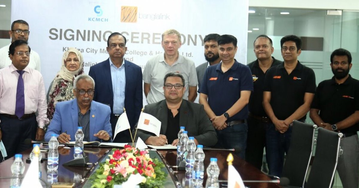 Banglalink signs agreement with Khulna City Medical College Hospital