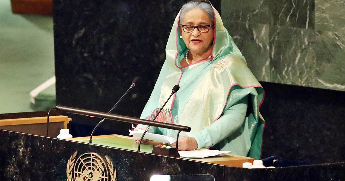 At UNGA, PM Hasina urges immediate end to Russia-Ukraine war