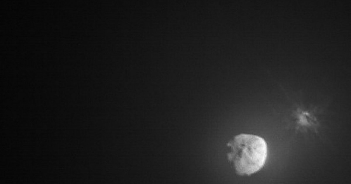 First images of asteroid strike revealed