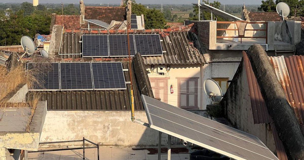 India's first fully solar village lights up the lives of poor residents