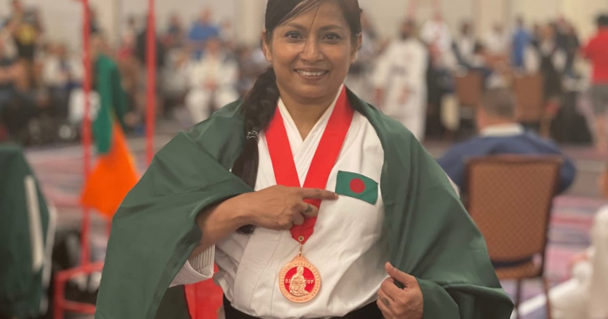 Tulee achieves the highest Dan in female karate