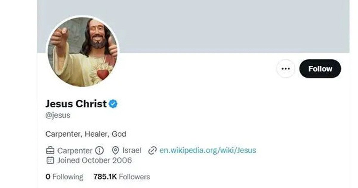 Jesus Christ and Satan now verified on Twitter