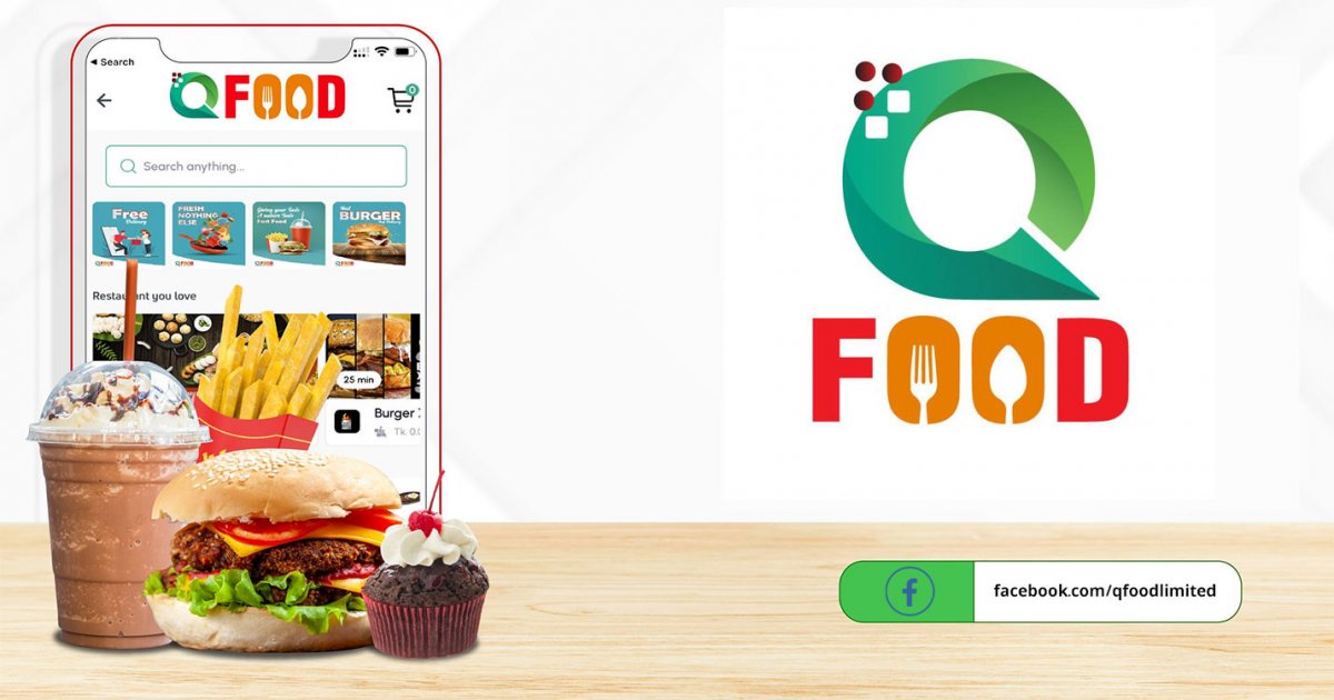 QFood delivers food online within 25 minutes