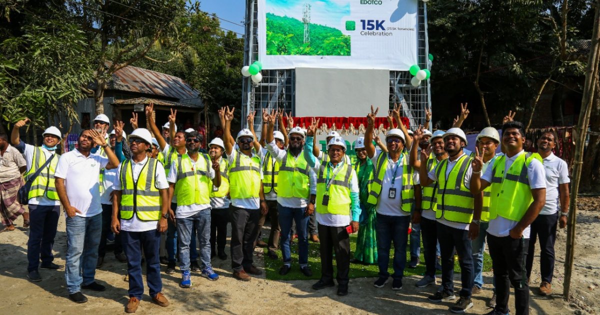 Edotco Bangladesh celebrates 15,000 towers milestone