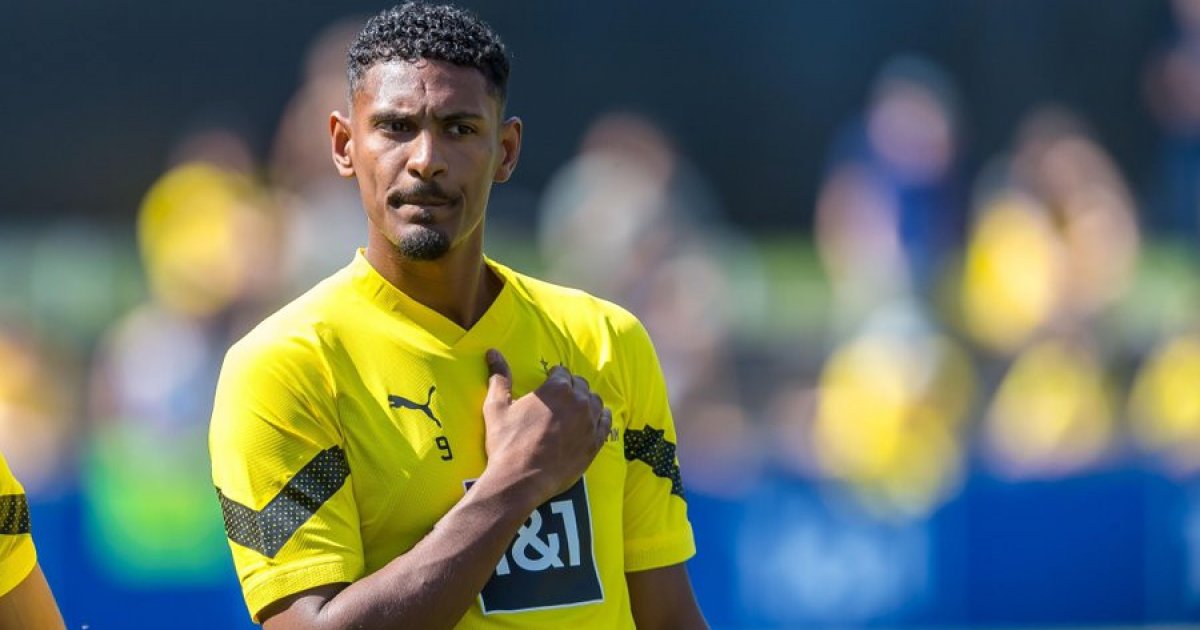 Dortmund's Haller back in training after cancer battle