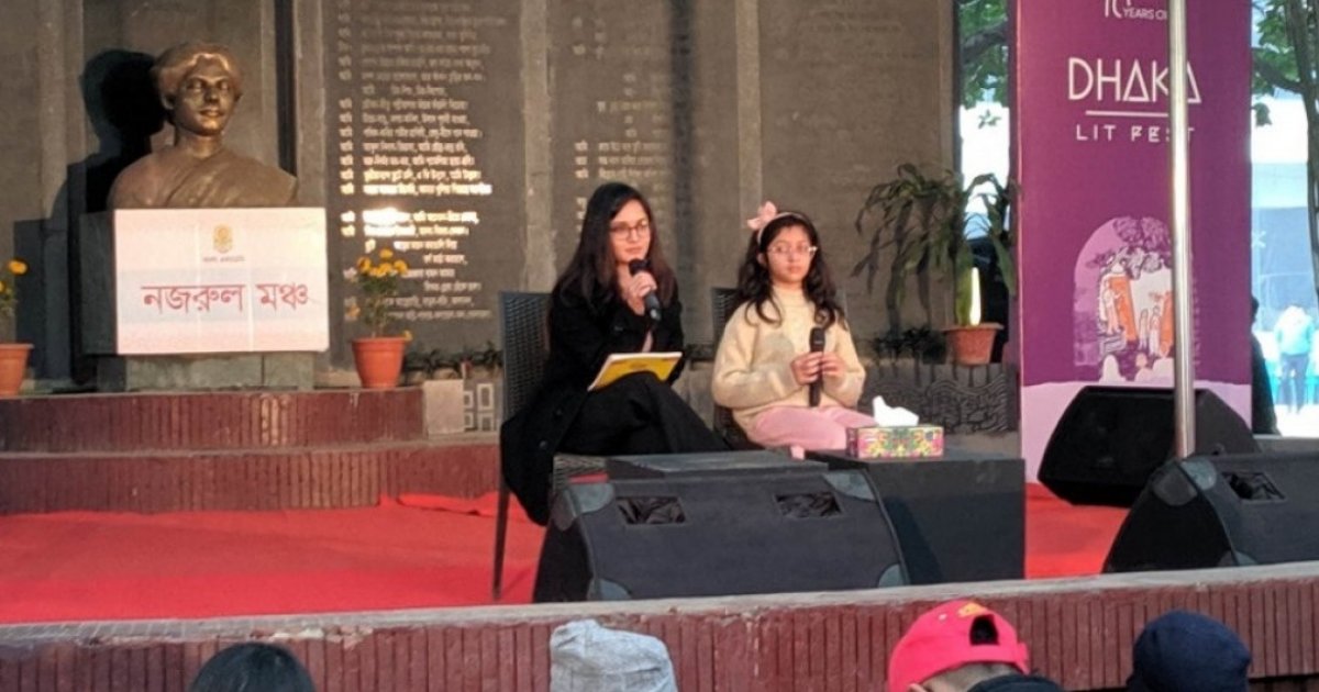 Dhaka Lit Fest: Ayra narrates story of finding 'Simba' with Mithila