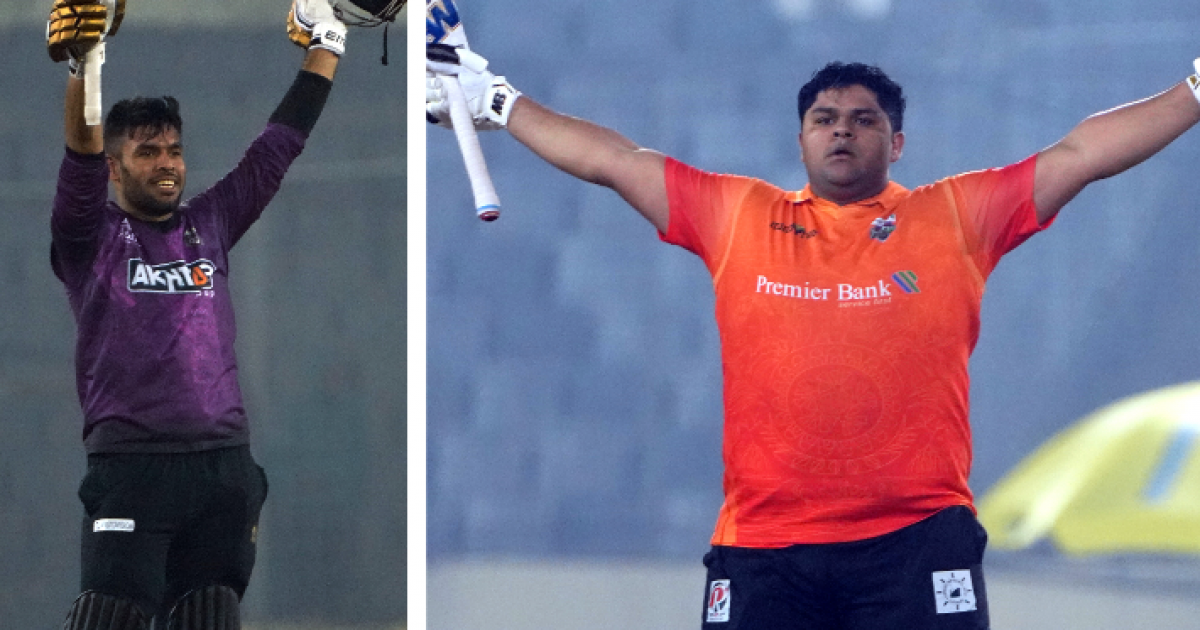 Chattogram’s Usman trumps Khulna’s Azam in battle of tons