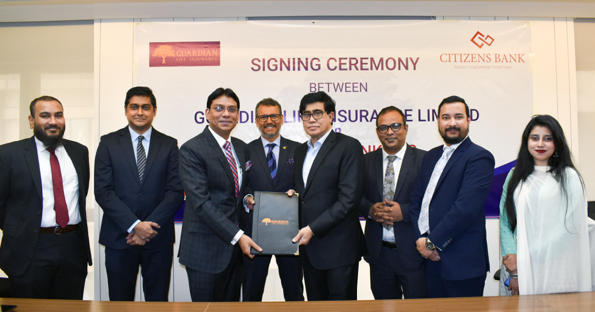 Guardian Life Insurance signs insurance agreement with Citizens Bank PLC