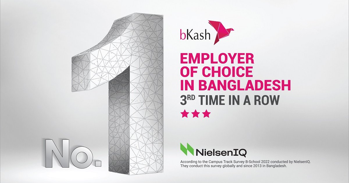 Bkash becomes ‘Employer of Choice’ for 3rd year in a row