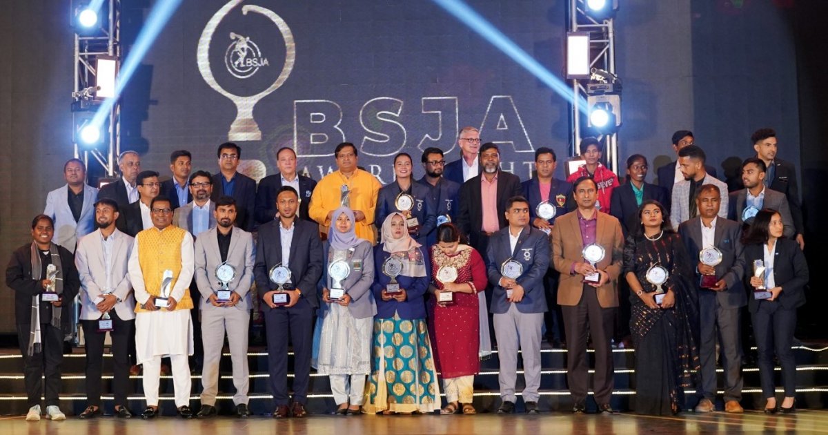 Sports stars felicitated in BSJA award night
