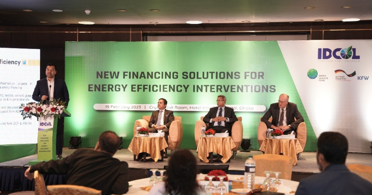 Idcol promotes new financing solutions for energy efficiency interventions