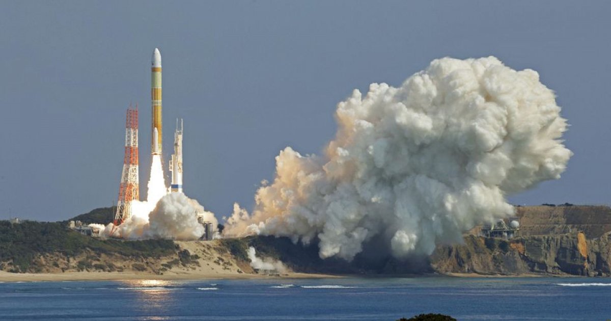 Japan destroys new rocket in space after second-stage engine failure