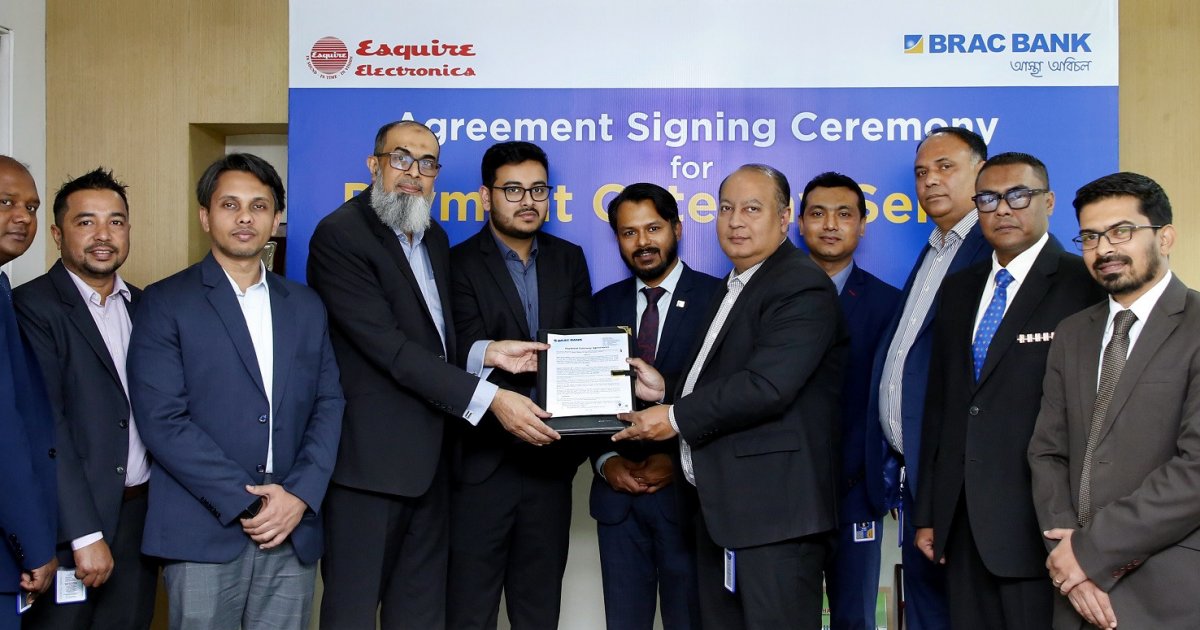 Brac Bank signs Payment Gateway Agreement with Esquire Electronics