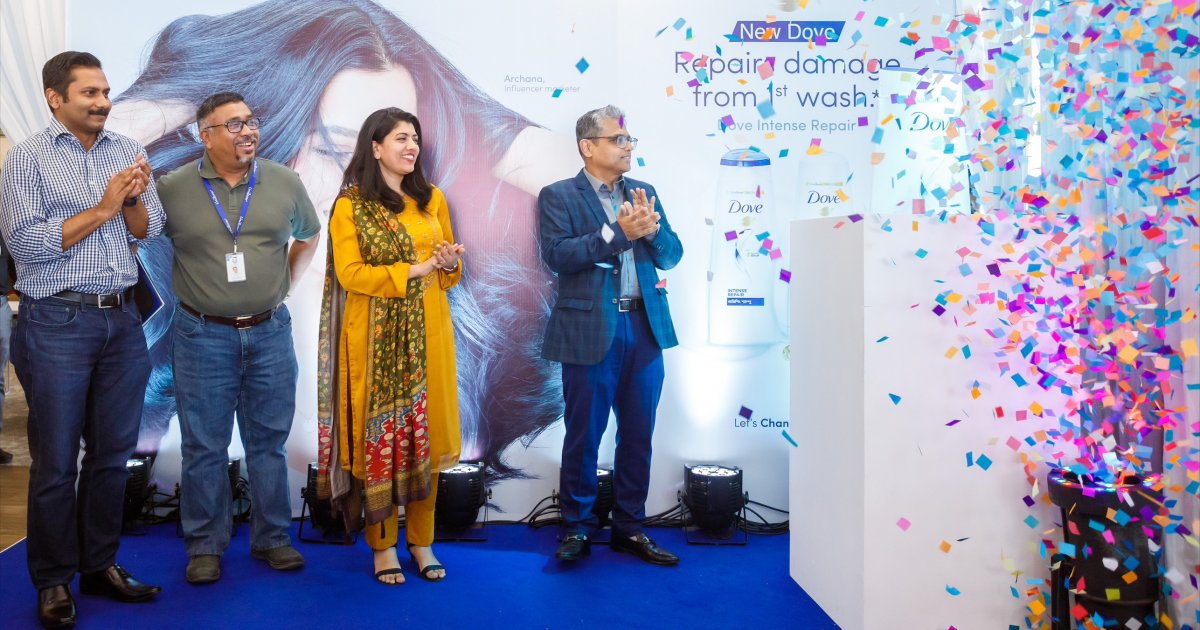 Unilever re-launches Dove shampoo brand