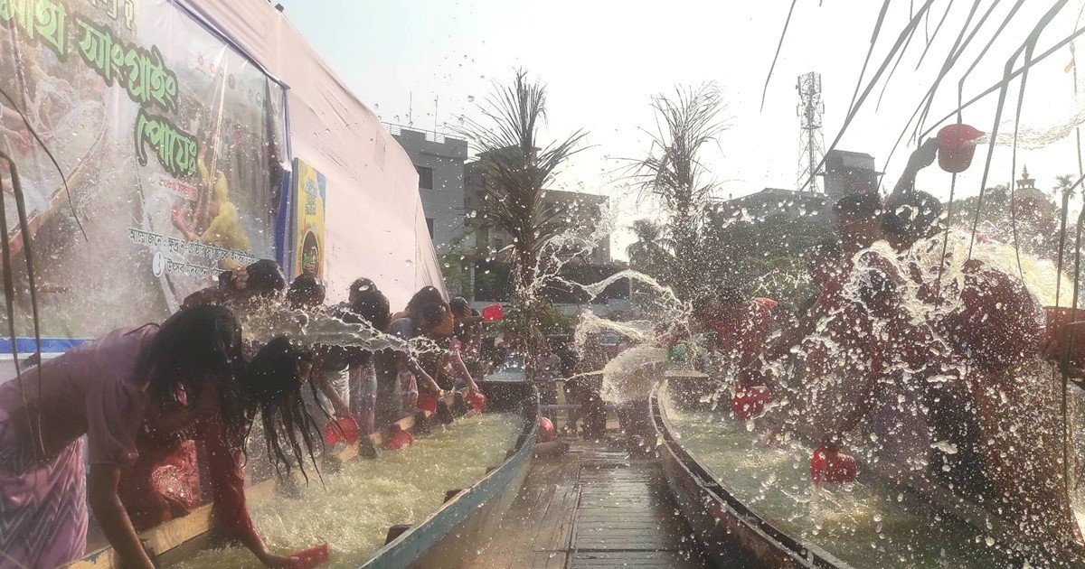 In pictures: Marma community celebrates Sangrai in Bandarban