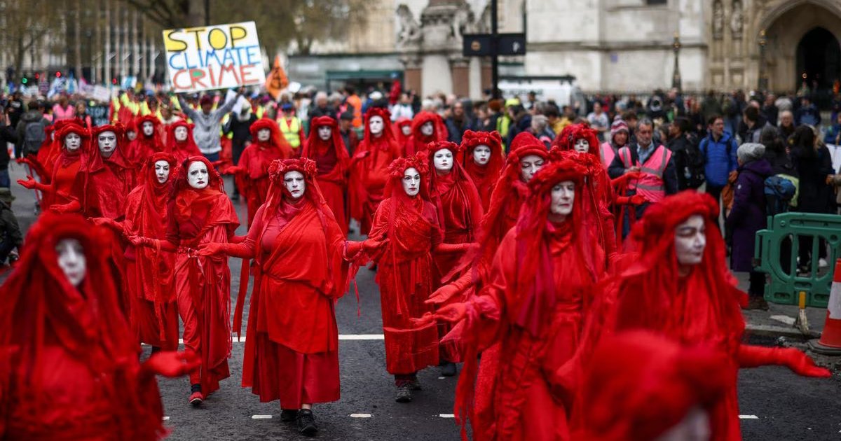 Activists gather for Earth Day, urge action to avoid 'dystopian' future