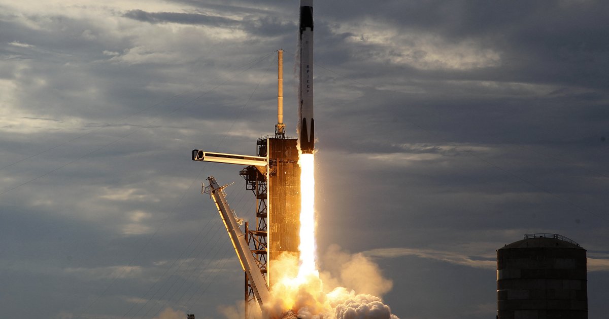 Two Saudi astronauts on Falcon 9 rocket to the ISS