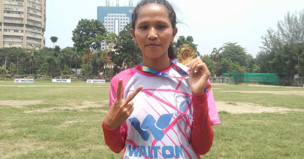 Bangladesh football’s first hat-trick woman now rugby champion