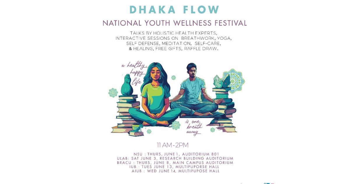 Dhaka Flow holds first session of Youth Wellness Festival in ULAB