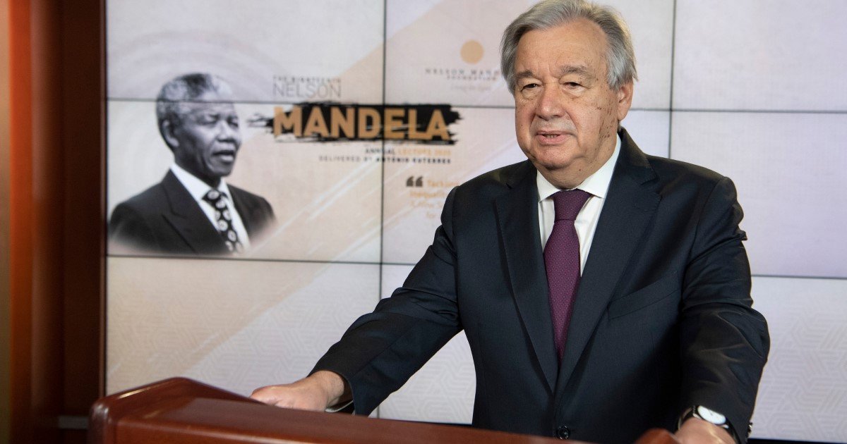 UN Chief: Nelson Mandela was a colossus of courage, conviction