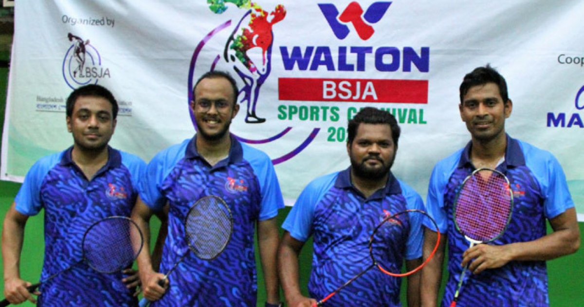 Mithun wins badminton event at BSJA Sports Carnival, Mithun-Imran bag ...