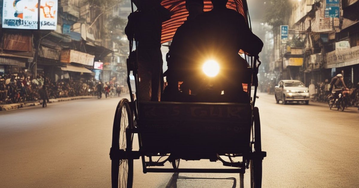 The cursed wheels of the rickshaw