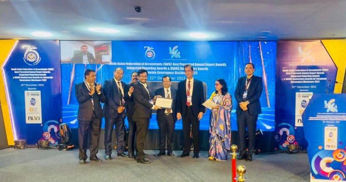 Idcol gets 'Safa Best Presented Annual Report Award 2022'