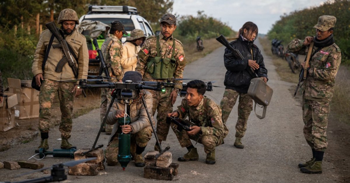High-impact ‘drop bombs’ retaking the sky from Myanmar junta