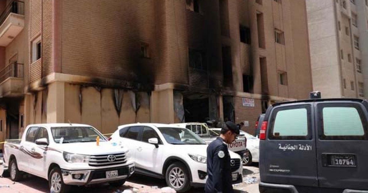 Indian relatives grieve as bodies of 45 Kuwait fire victims return