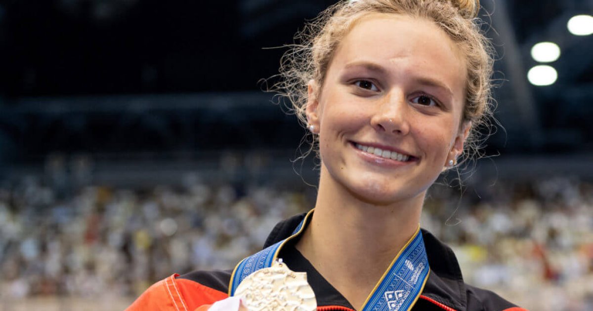 Teen swim star McIntosh soaking up the moment after first Olympic gold