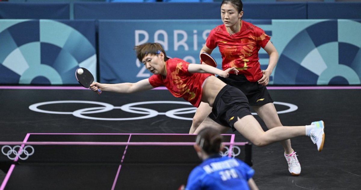 China completes Olympic table tennis gold clean sweep