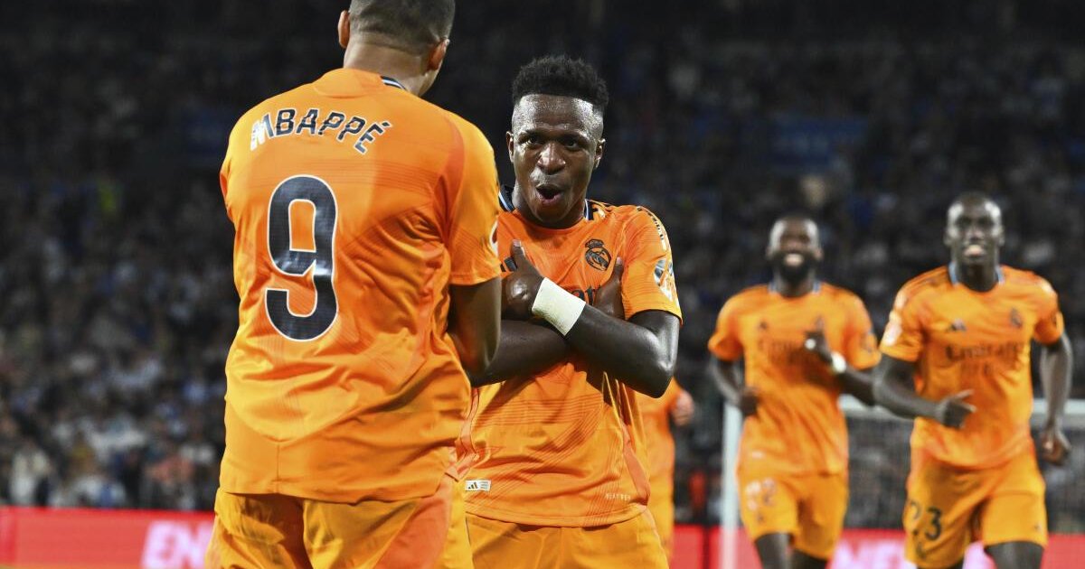 Vinicius, Mbappe penalties help Madrid beat Sociedad