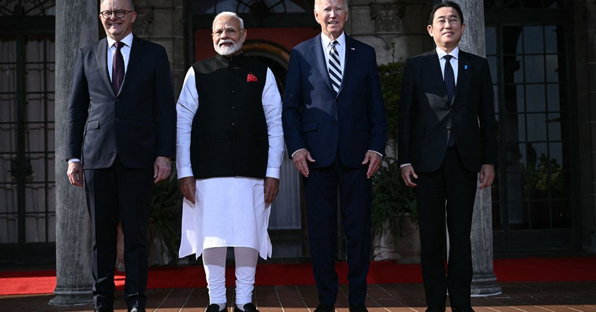 Biden tells Quad allies: China testing us