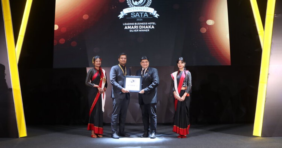 Amari Dhaka wins the prestigious South Asian Travel Awards 2024