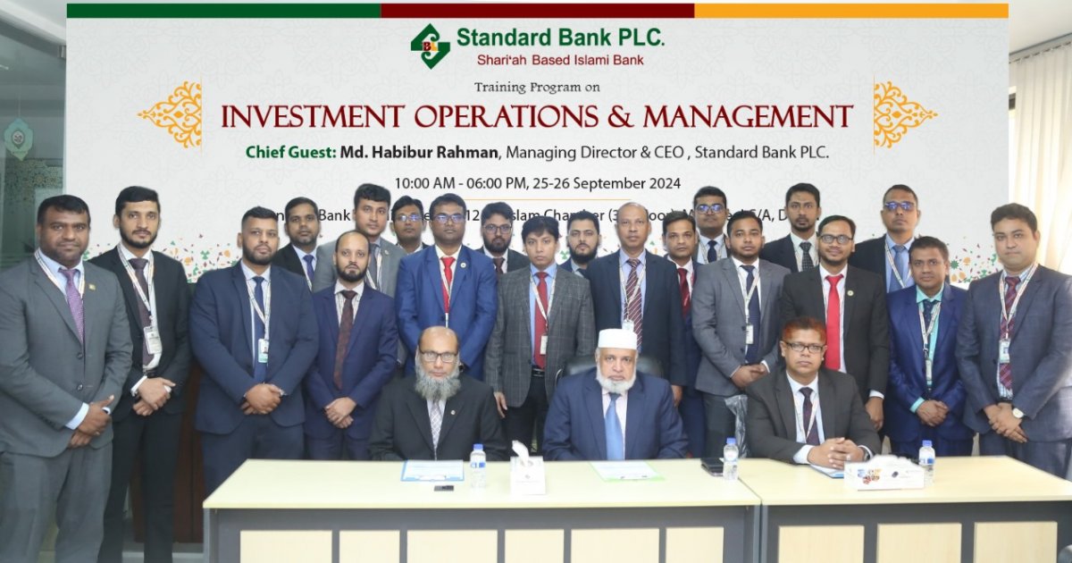 Standard Bank Learning Center holds training on investment