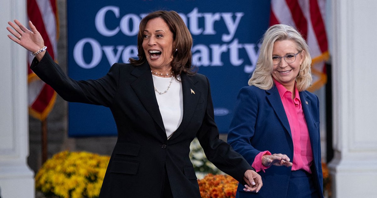 Anti-Trump Republican Cheney rallies with Harris in key battleground