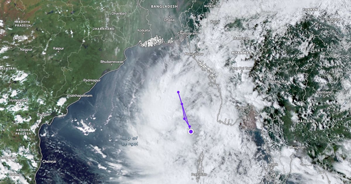 How did Cyclone Dana get its name?