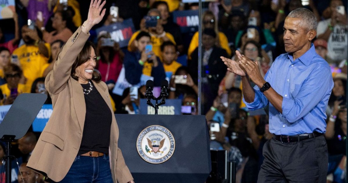 Harris joined by Obama, Springsteen at star-studded rally