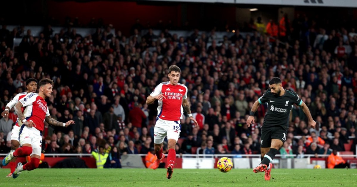 Salah strikes late as Liverpool snatch pulsating 2-2 draw at Arsenal