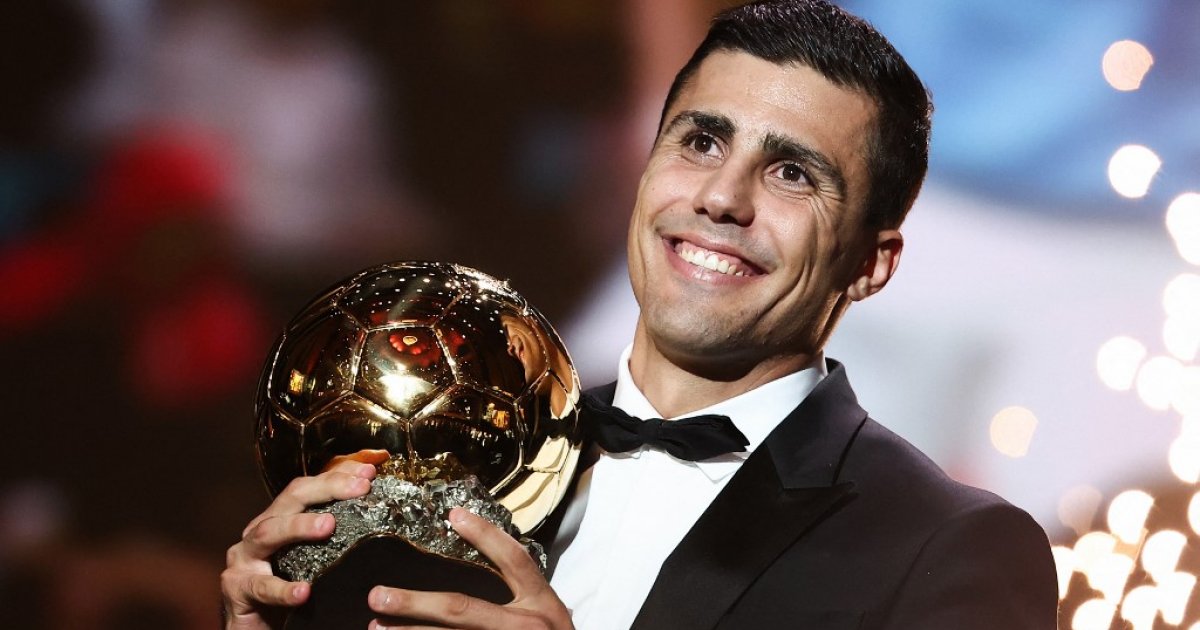 Rodri wins 2024 Ballon d'Or