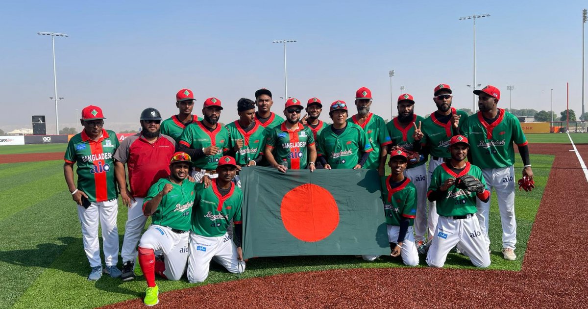 Bangladesh baseball team crush Afghanistan in Arab Classic